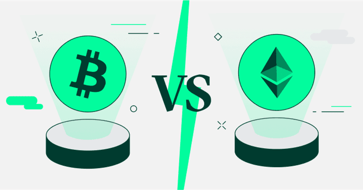 Bitcoin vs. Ethereum