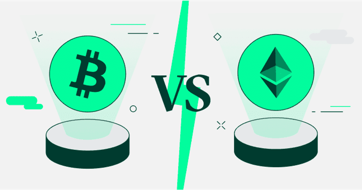 Bitcoin vs. Ethereum