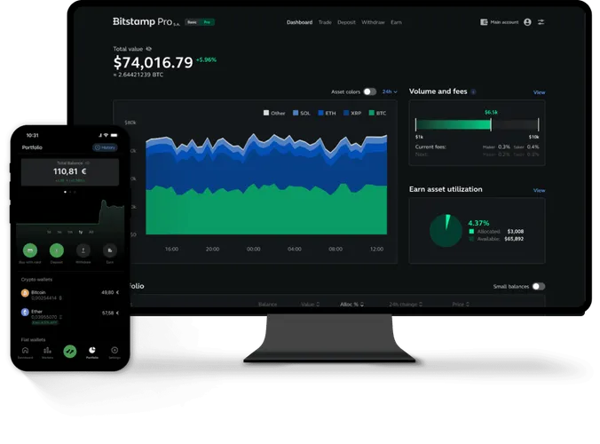 Professional access to crypto markets with the Bitstamp API